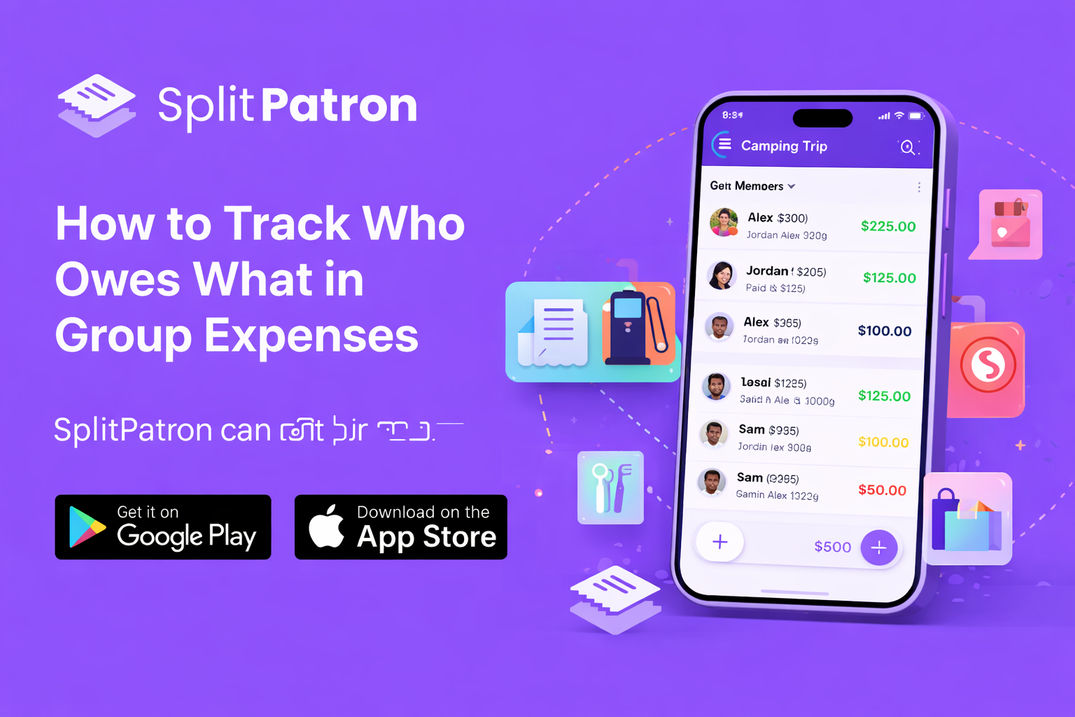 Split Bills and Expense - Group Payment Tracker - Split Patron